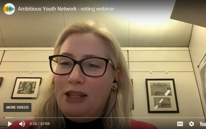 Accessible voting webinar with Ambitious About Autism – My Vote My Voice